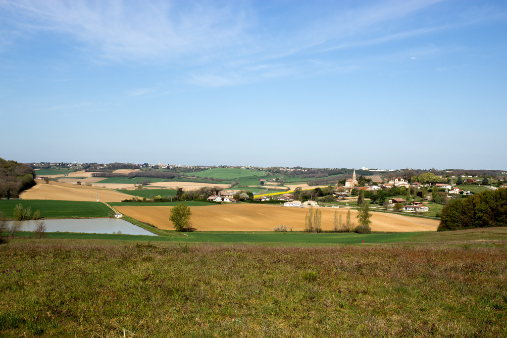 La commune de Gensac dans le 82