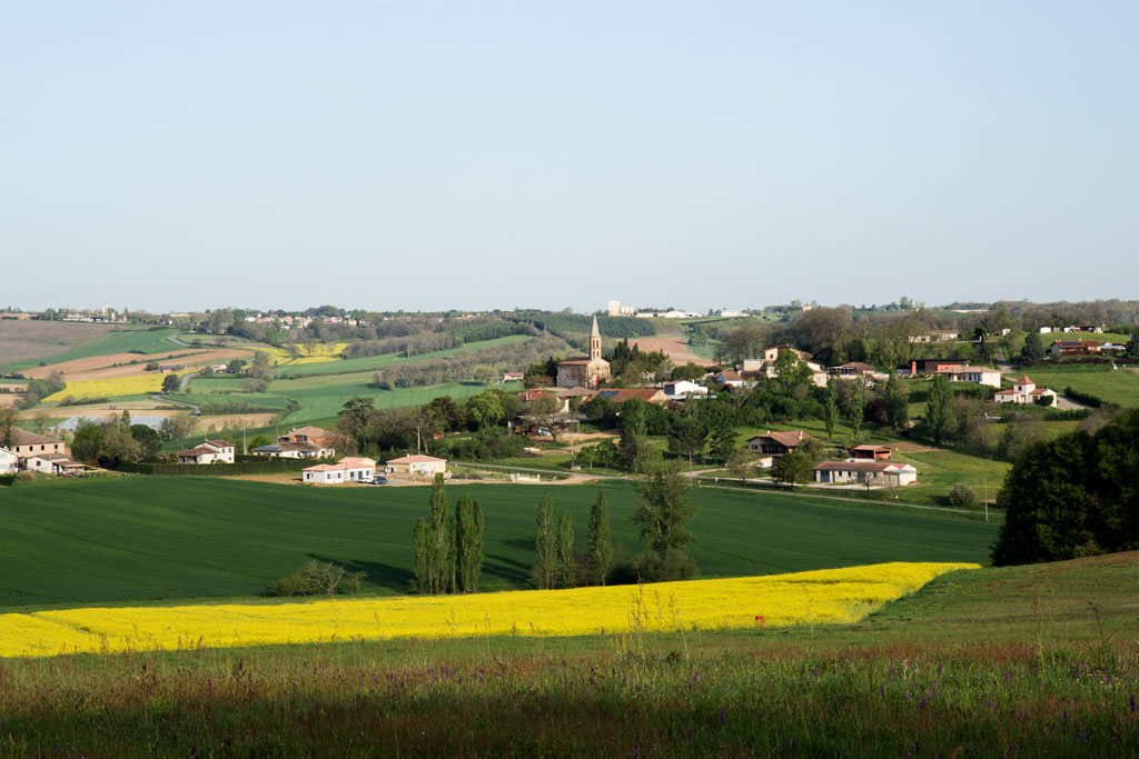 La commune de Gensac dans le 82